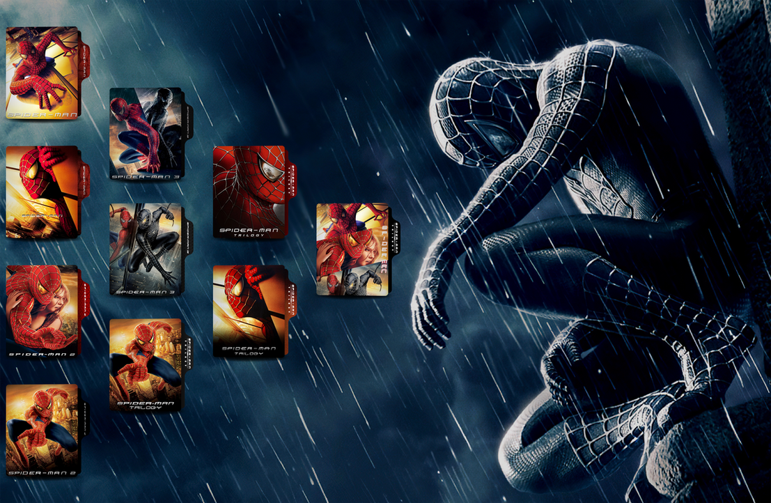 Spider-Man Trilogy Folder Icon by MamadNobarii on DeviantArt