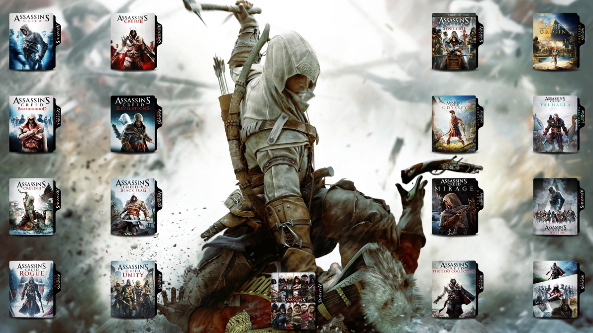 Assassin's Creed Game Collection Folder Icon by MamadNobarii on DeviantArt