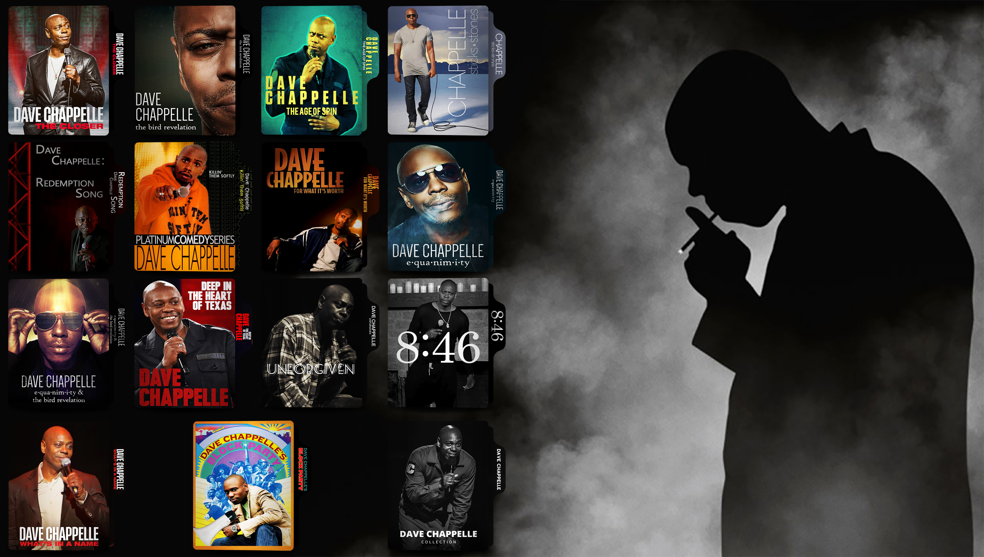 Dave Chappelle Stand-up Collection Folder Icon by genralhd on DeviantArt