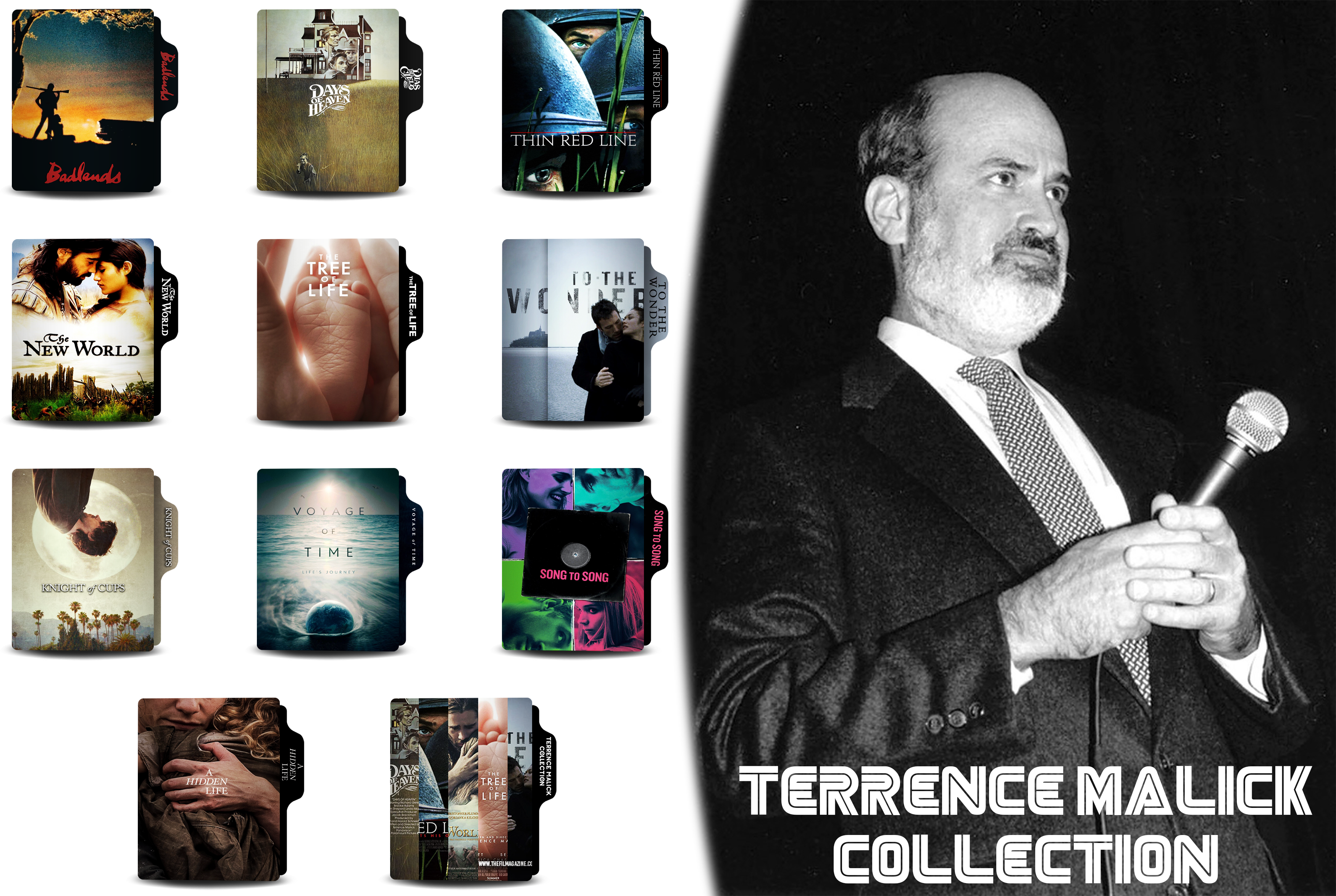Terrence Malick Collection Folder Icon by MamadNobarii on DeviantArt