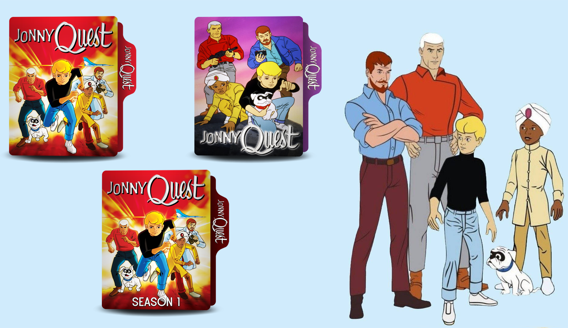 Jonny Quest (1964) Folder Icon by MamadNobarii on DeviantArt