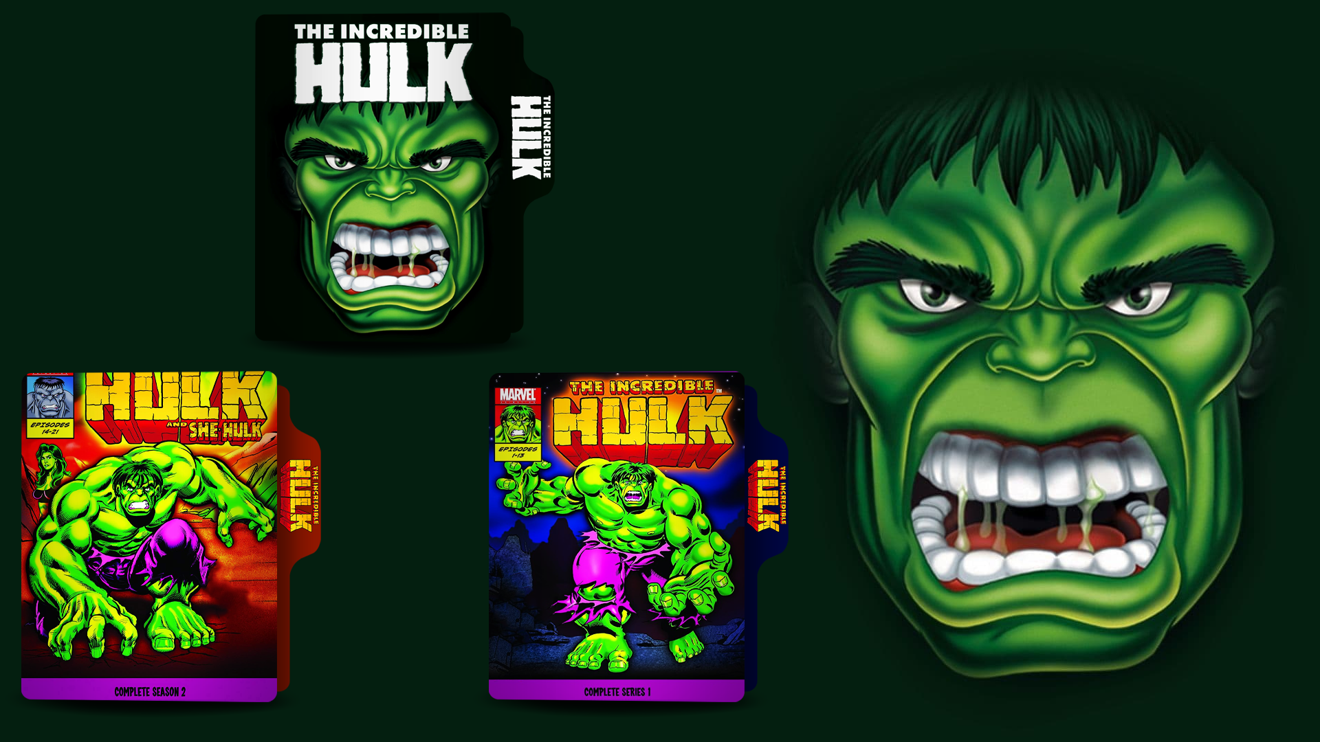 The Incredible Hulk (1996) Folder Icon by genralhd on DeviantArt