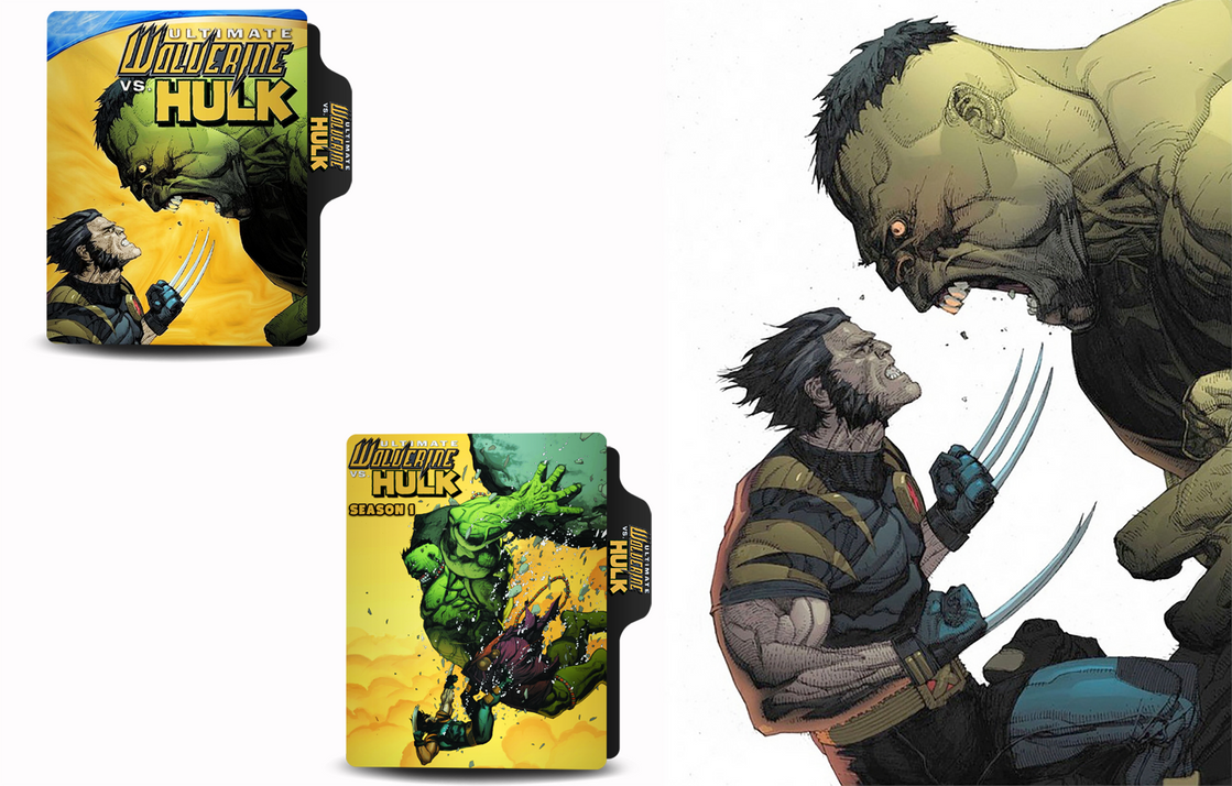 Ultimate Wolverine vs. Hulk (2013) Folder Icon by genralhd on DeviantArt