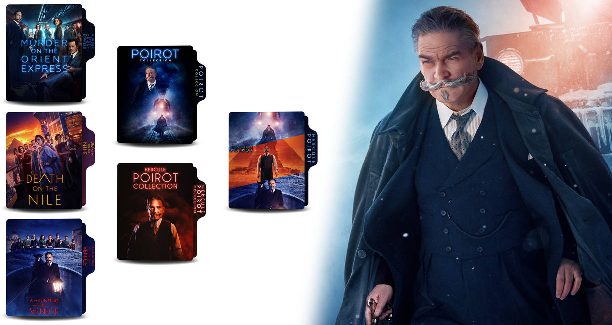 Kenneth Branagh Hercule Poirot Trilogy Folder Icon by MamadNobarii on ...