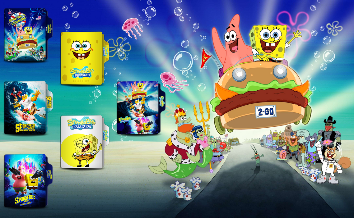 SpongeBob SquarePants Movie Trilogy Folder Icon by MamadNobarii on ...