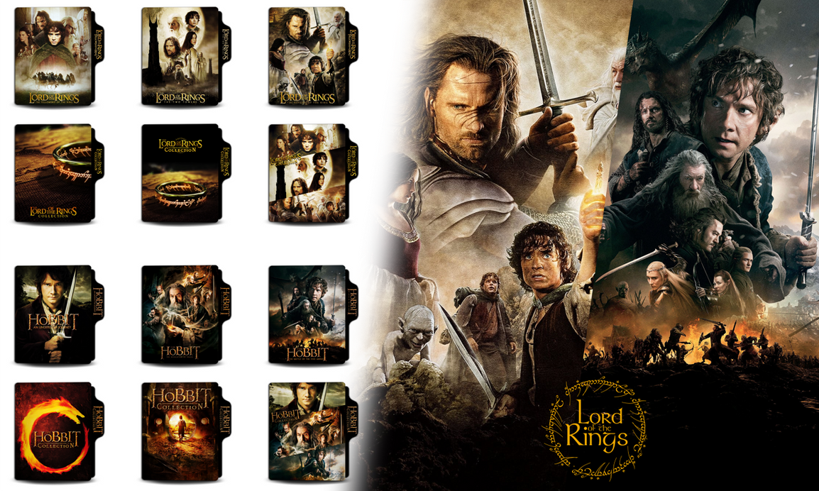 LOTR and Hobbit Collection Folder Icon by genralhd on DeviantArt