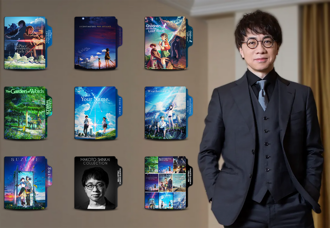 Makoto Shinkai Collection Folder Icon by MamadNobarii on DeviantArt