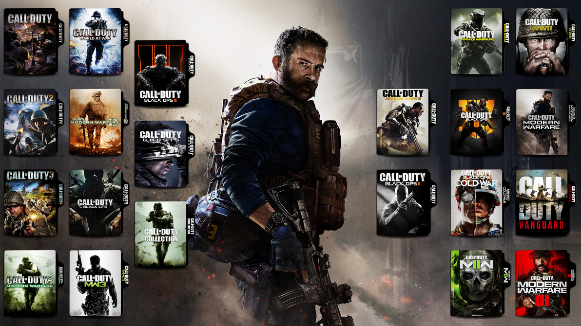 Call of Duty (COD) Game Collection Folder Icon by genralhd on DeviantArt