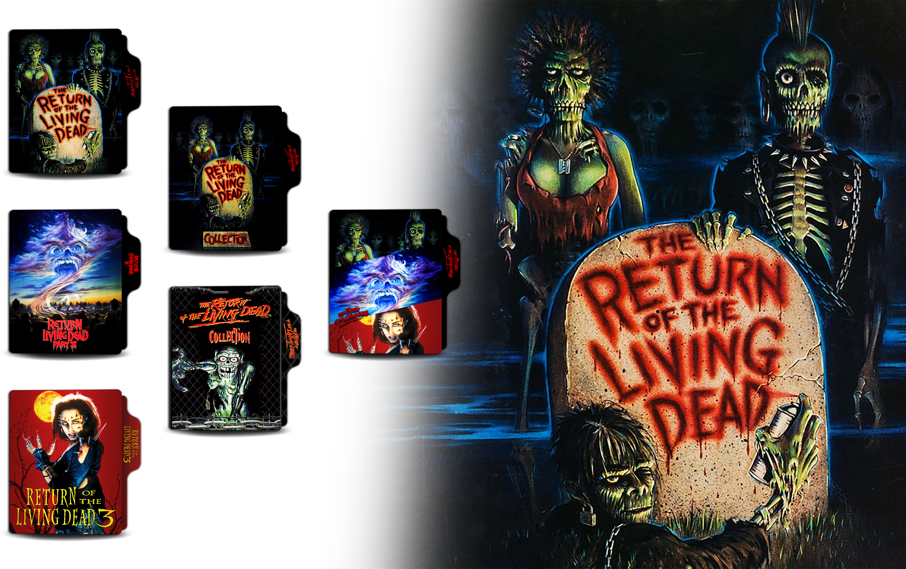 The Return of the Living Dead Trilogy Folder Icon by genralhd on DeviantArt