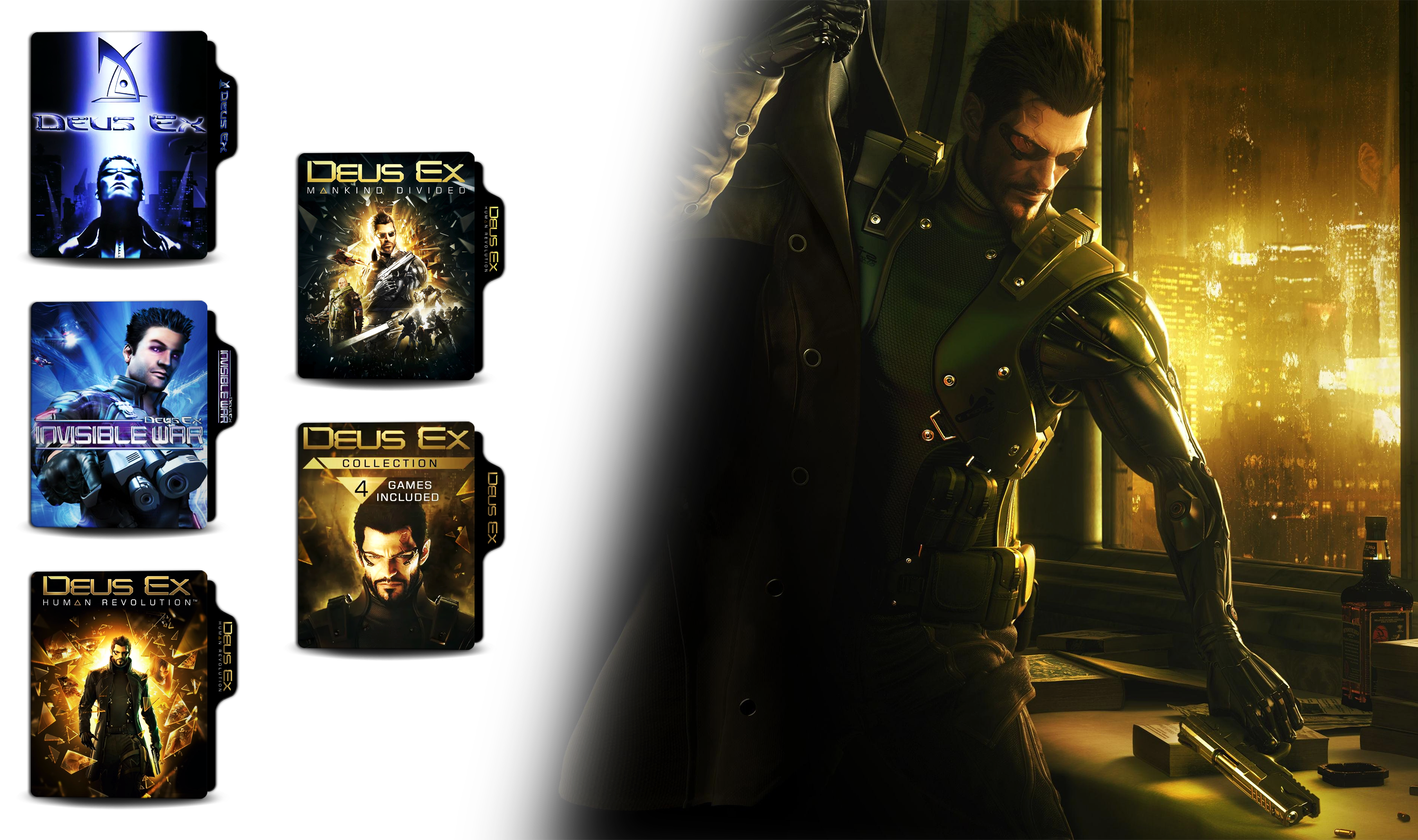 Deus Ex Game Collection Folder Icon by MamadNobarii on DeviantArt