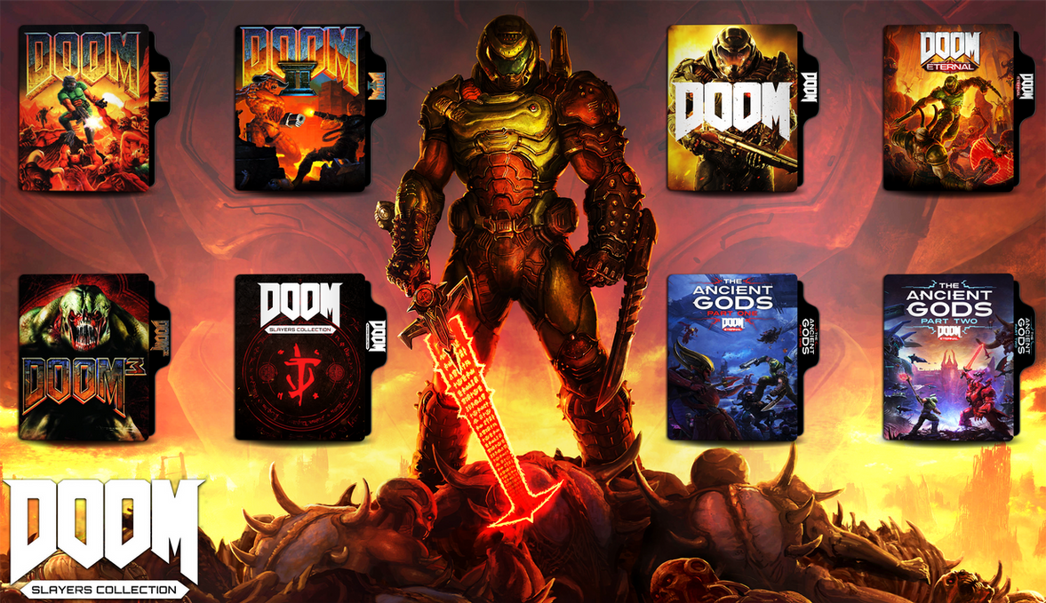 Doom Game Collection Folder Icon by MamadNobarii on DeviantArt