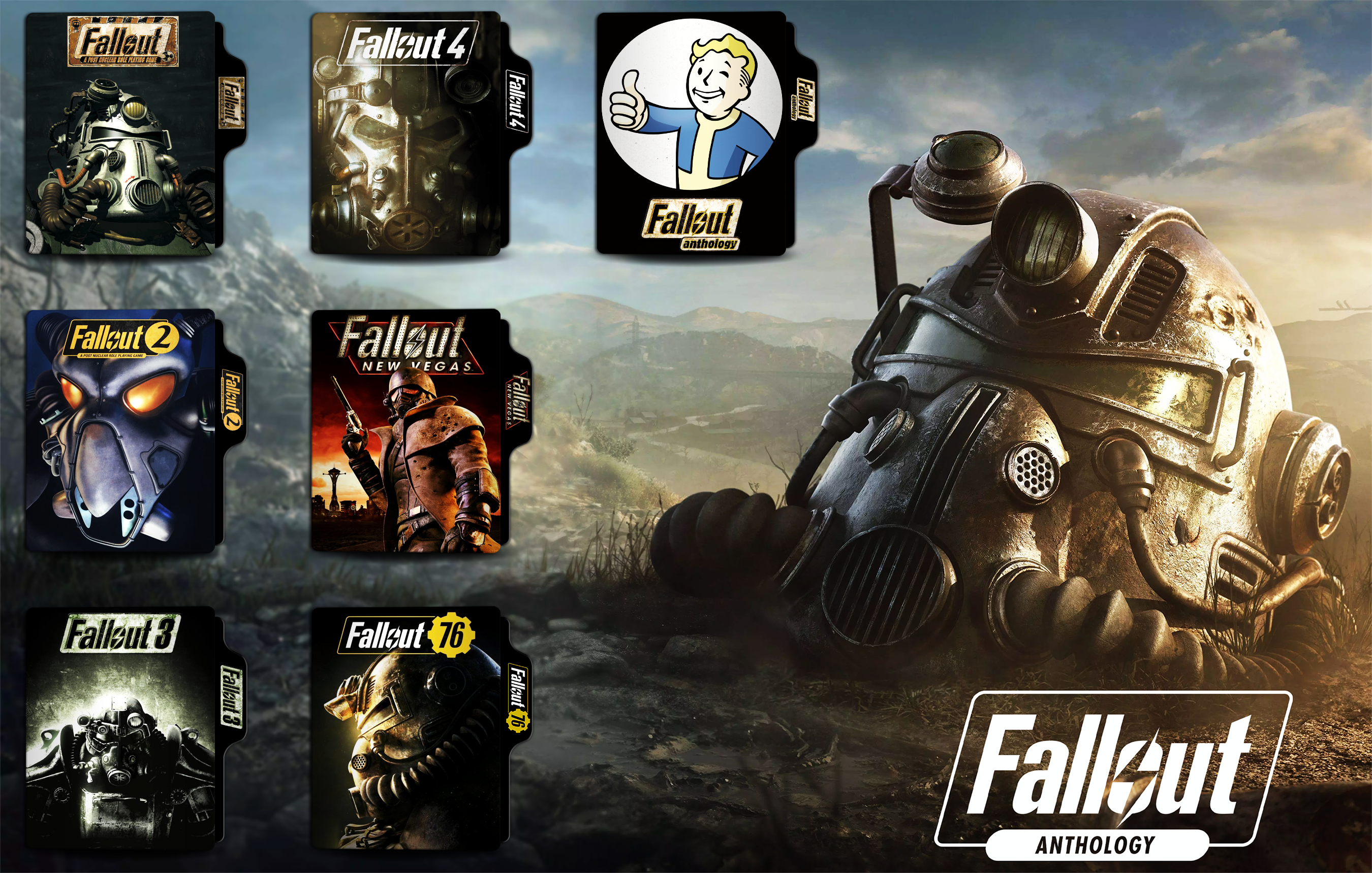 Fallout Game Collection Folder Icon by MamadNobarii on DeviantArt