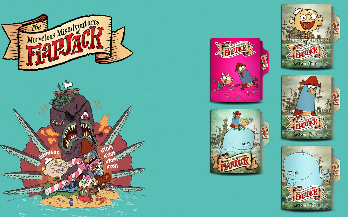 The Misadventures of Flapjack (2008) Folder Icon by genralhd on DeviantArt