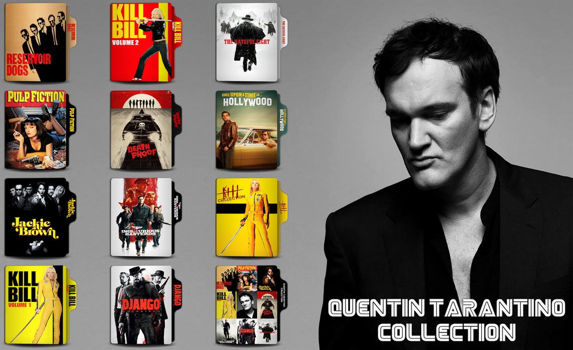 Quentin Tarantino Collection Folder Icon by MamadNobarii on DeviantArt