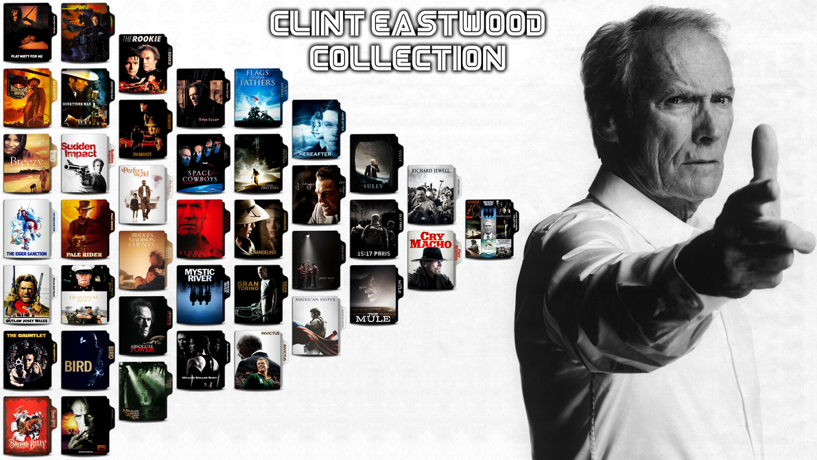 Clint Eastwood Collection Folder Icon by MamadNobarii on DeviantArt