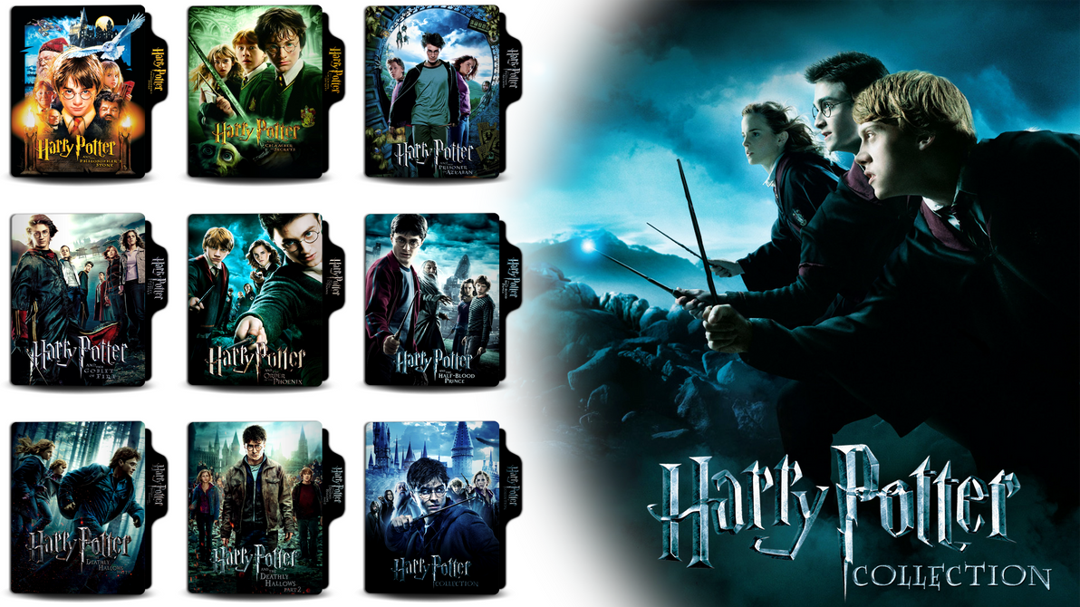 Harry Potter Collection Folder Icon by MamadNobarii on DeviantArt