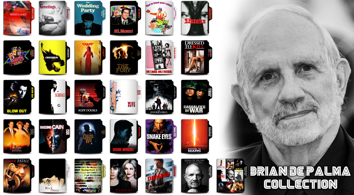 Brian De Palma Collection Folder Icon by MamadNobarii on DeviantArt