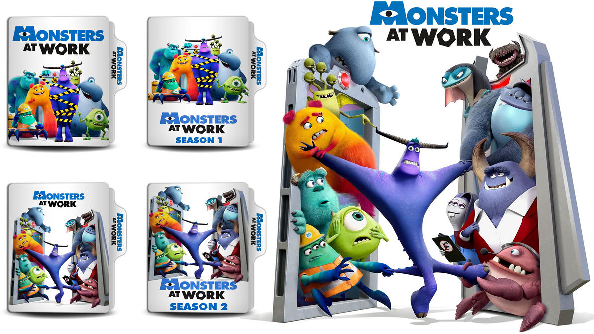 Monsters at Work (2021) Folder Icon by MamadNobarii on DeviantArt