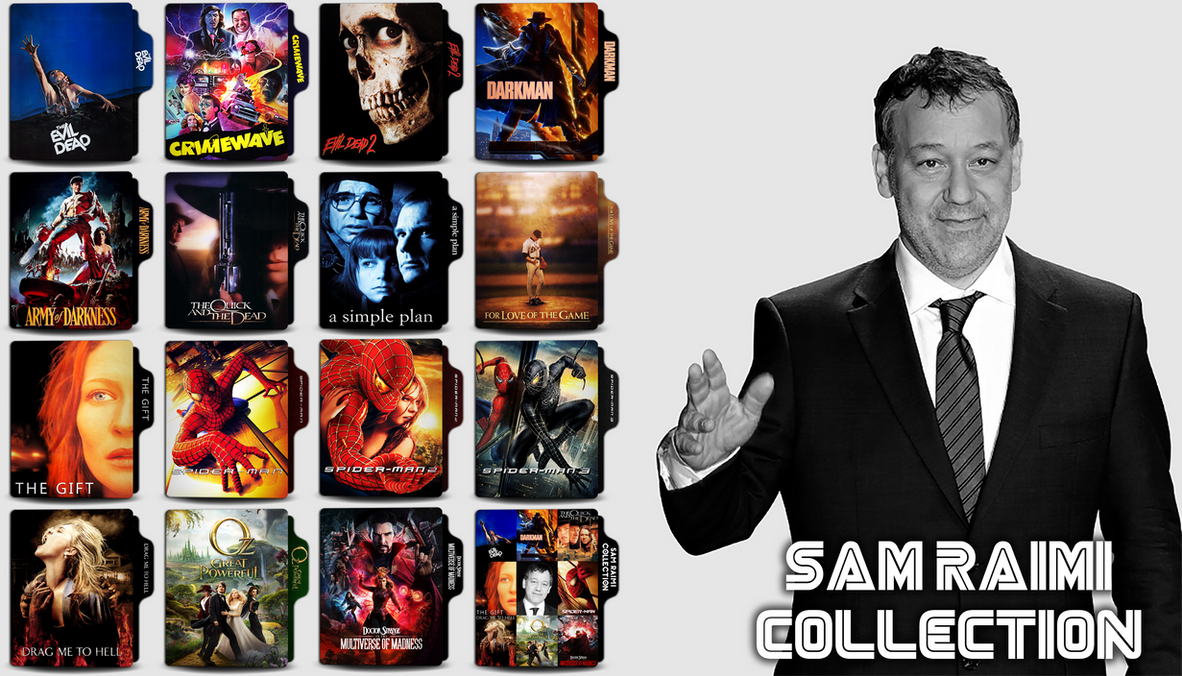 Sam Raimi Collection Folder Icon by MamadNobarii on DeviantArt