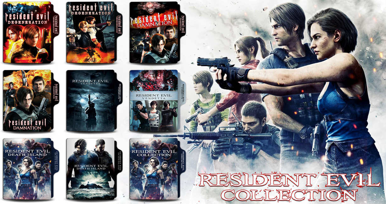 Resident Evil Animated Collection Folder Icon by MamadNobarii on DeviantArt