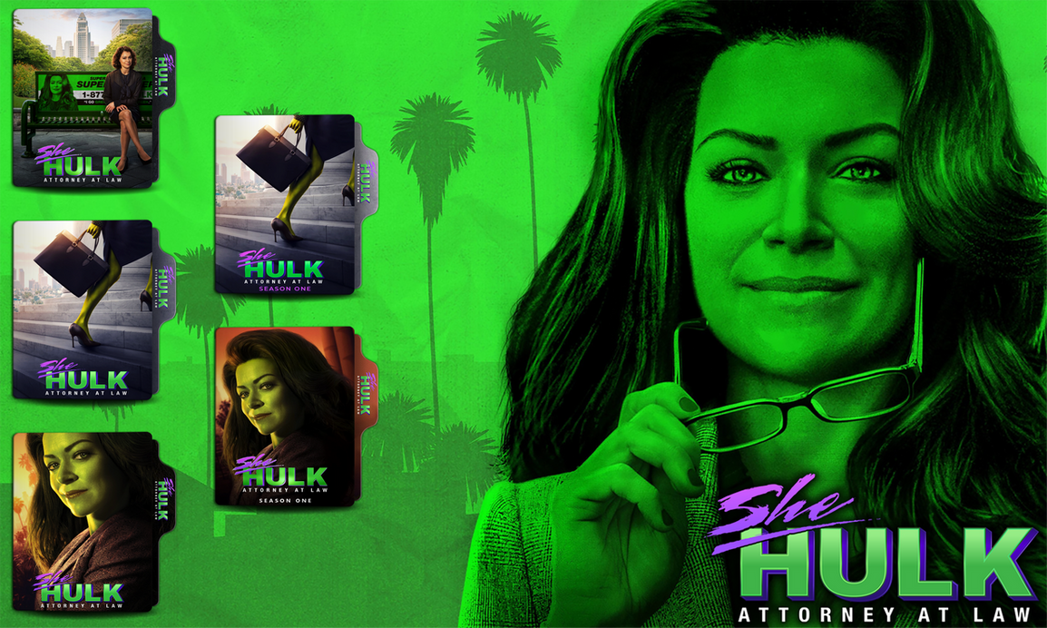 She-Hulk: Attorney at Law (2022) Folder Icon by MamadNobarii on DeviantArt