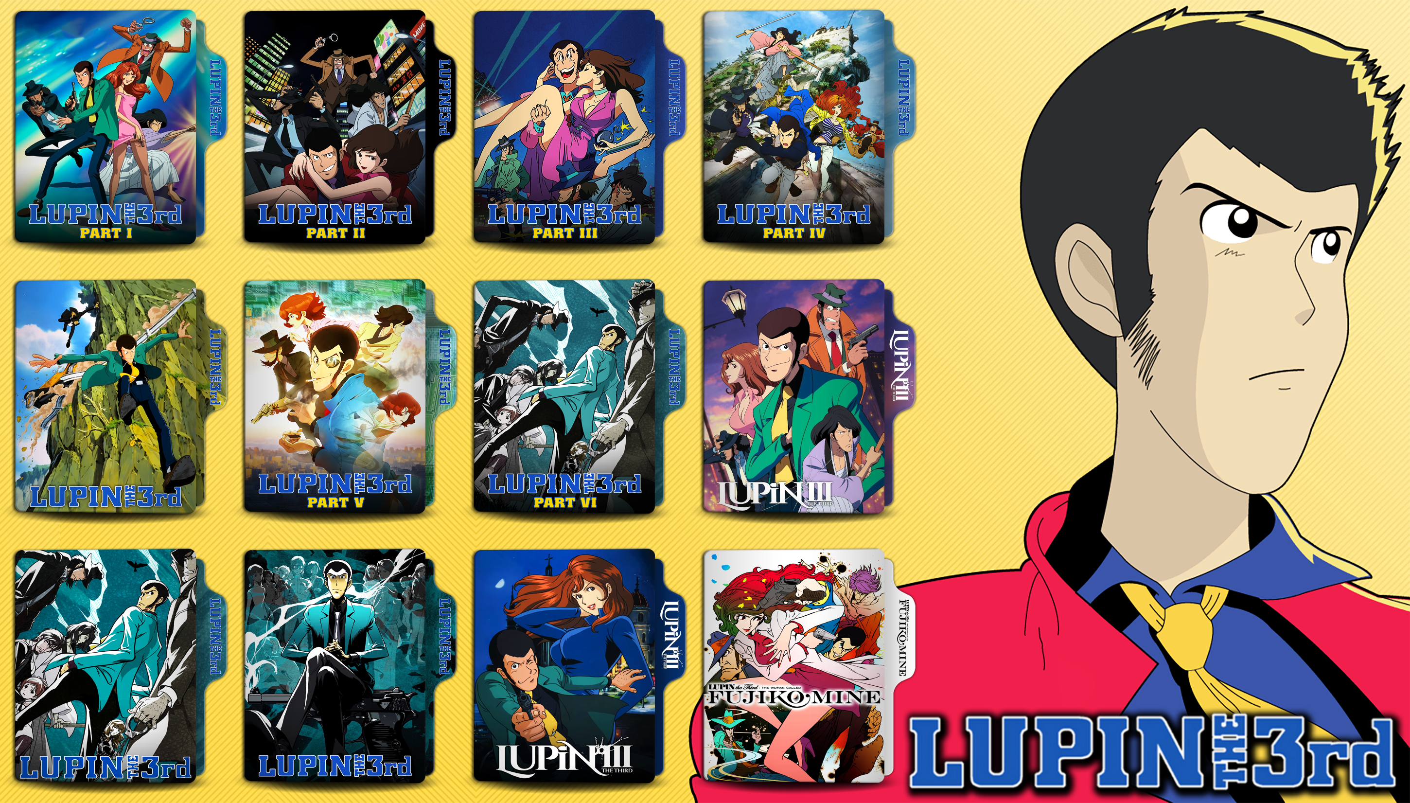 Lupin the Third (1971) Folder Icon by MamadNobarii on DeviantArt
