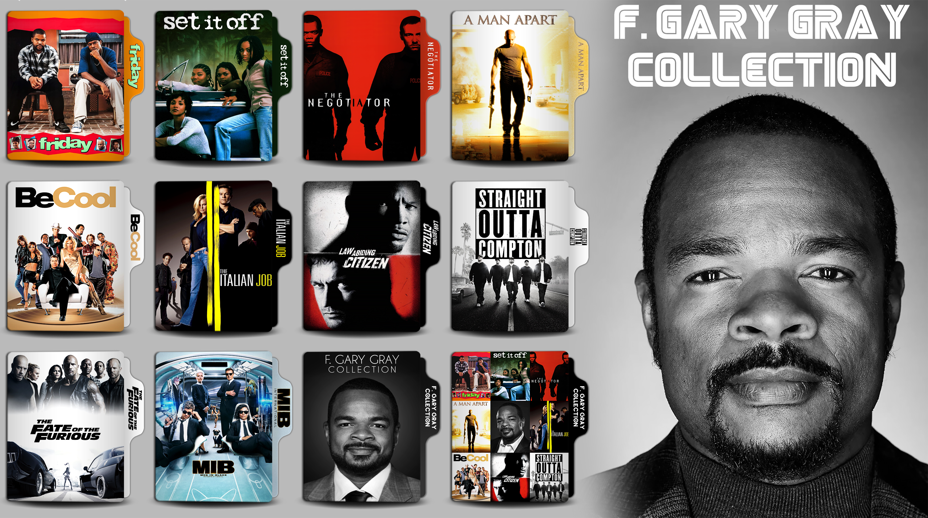 F. Gary Gray Collection Folder Icon by MamadNobarii on DeviantArt