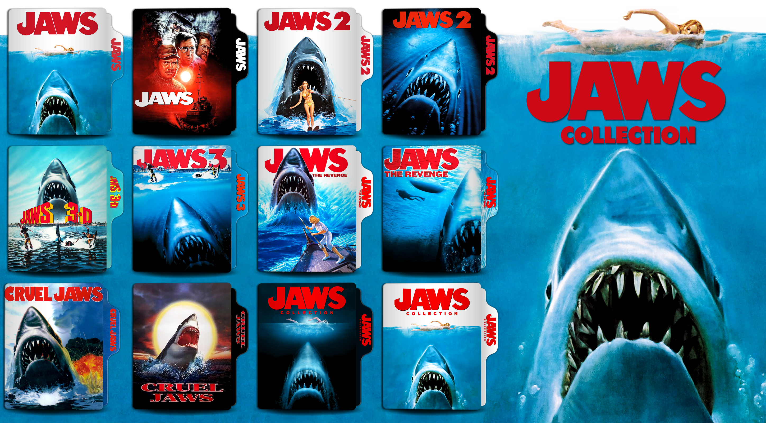 Jaws Collection Folder Icon by MamadNobarii on DeviantArt