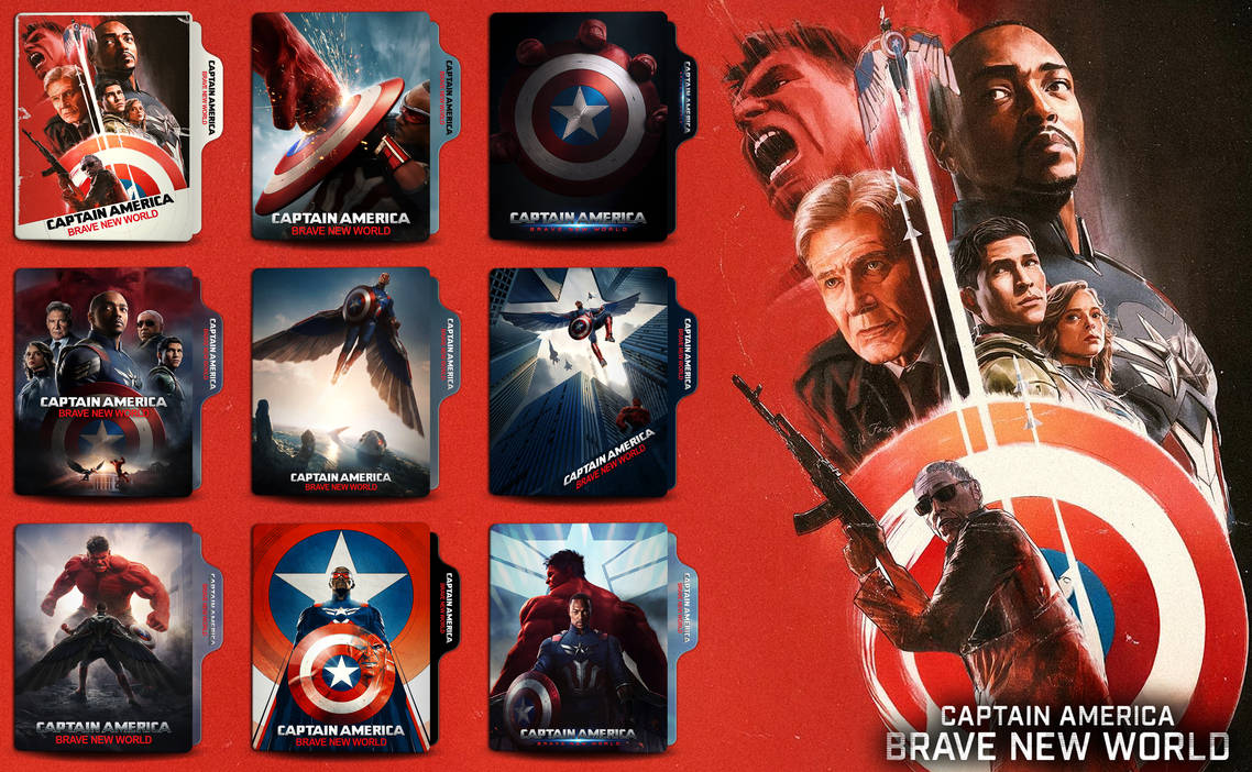 Captain America: Brave New World 2025 Folder Icon by MamadNobarii on ...