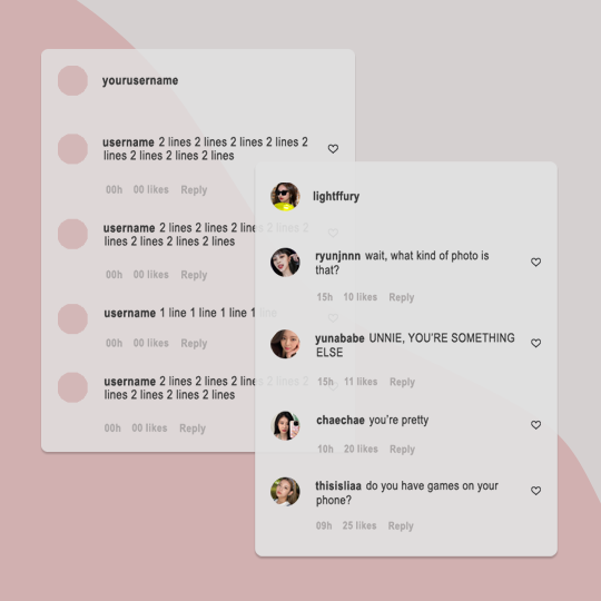 Instagram Comments Template Prntbl concejomunicipaldechinu gov co