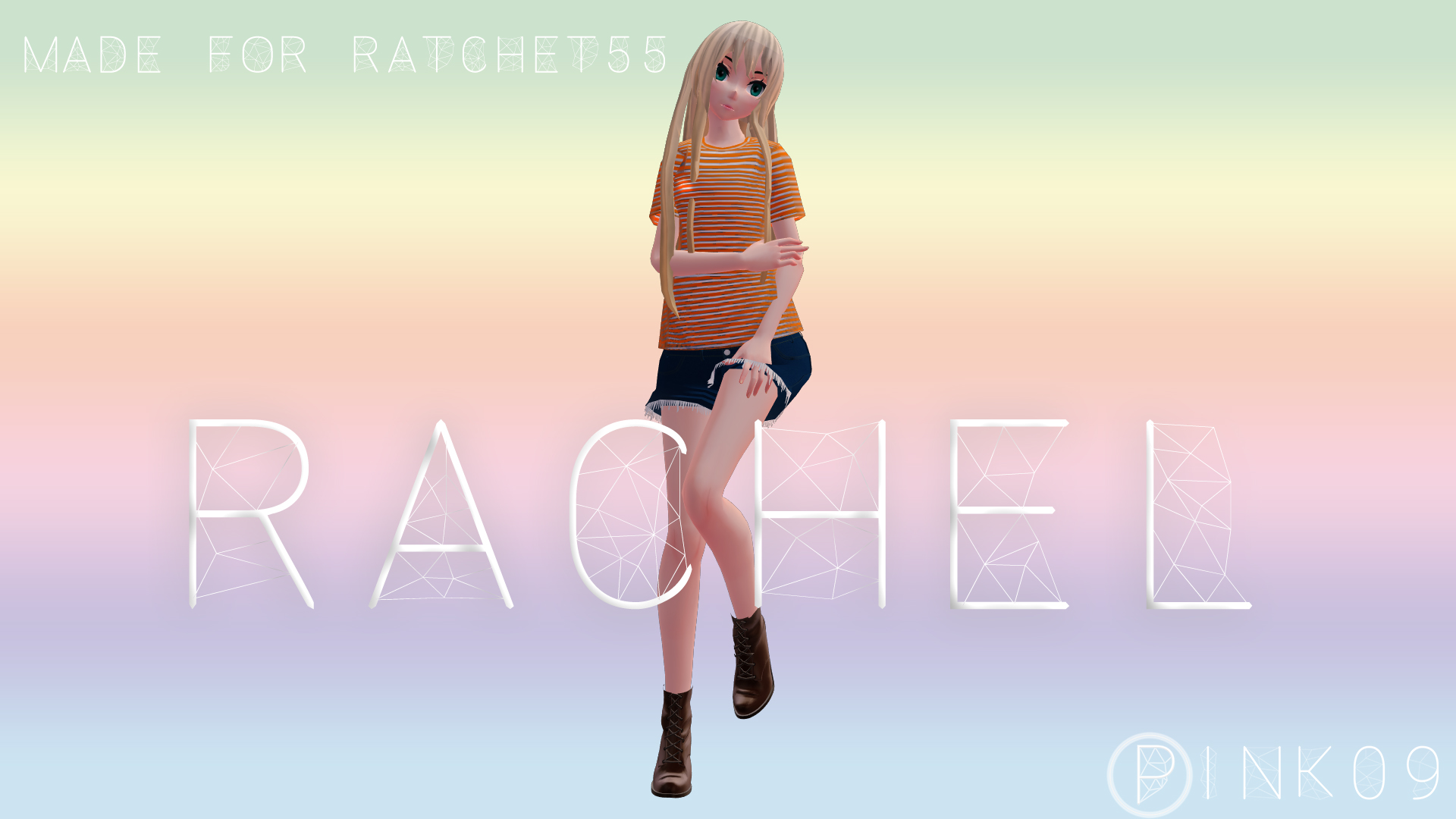 [MMD] Rachel - Art Trade with Ratchet55 by Pink09YT on DeviantArt