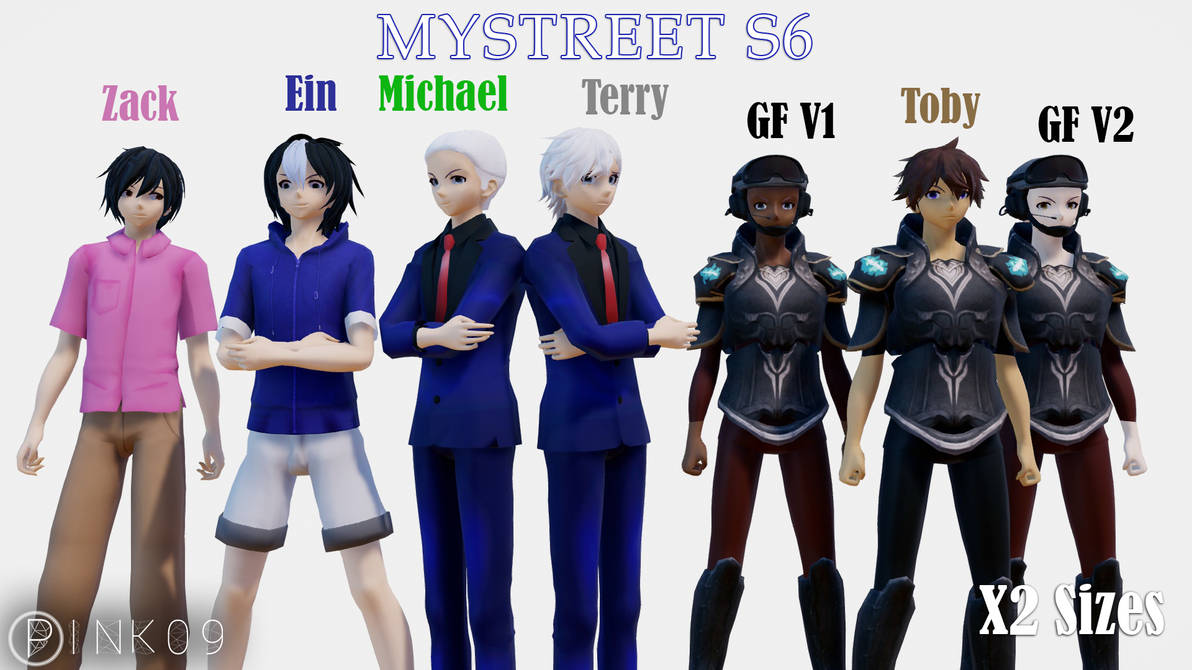 [MMD] MyStreet S6 Villain Model Pack + DL by Pink09YT on DeviantArt