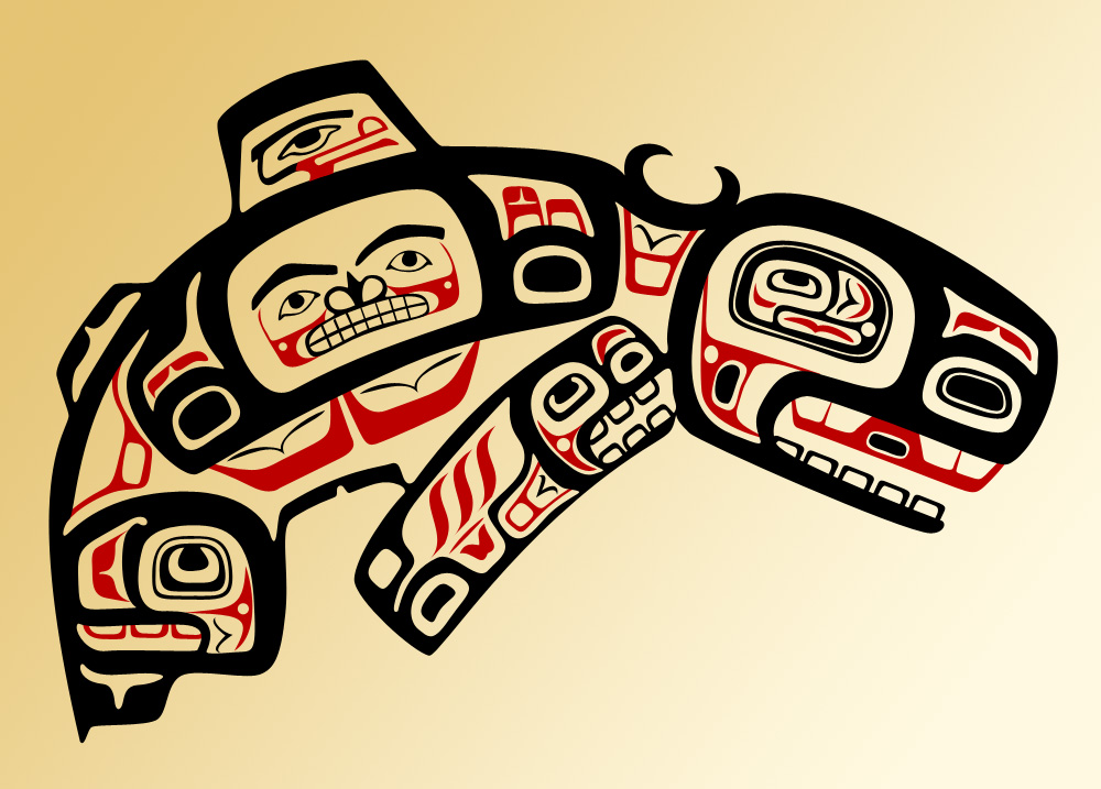 Native American Whale Totem