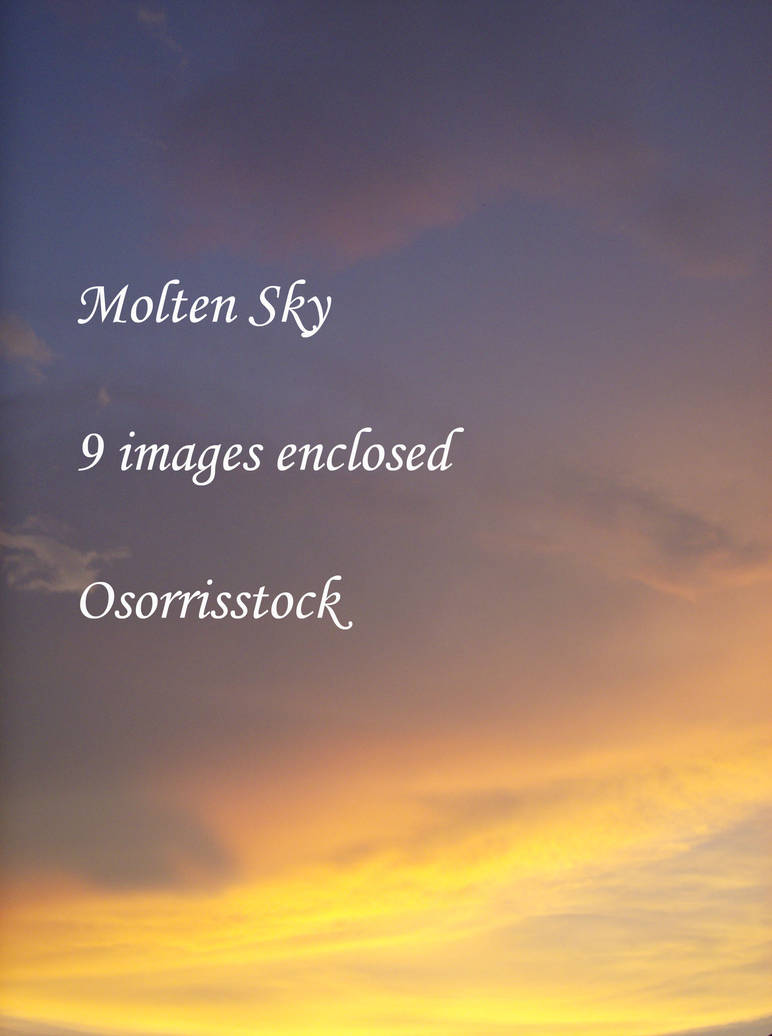 Molten Sky 9 image pack by OsorrisStock on DeviantArt