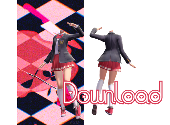 || MMD || School uniform base || 8 || DOWNLOAD || by TostTostowy on ...