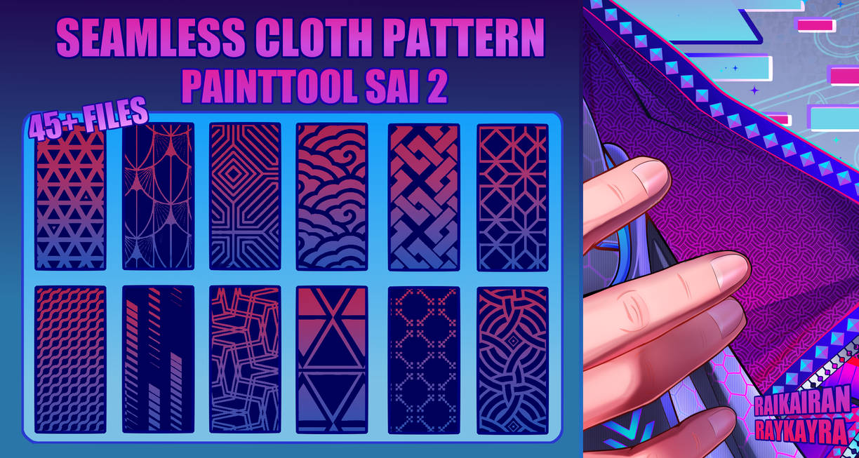 Cloth Pattern for Paintool SAI 2 by RaikaiRan on DeviantArt