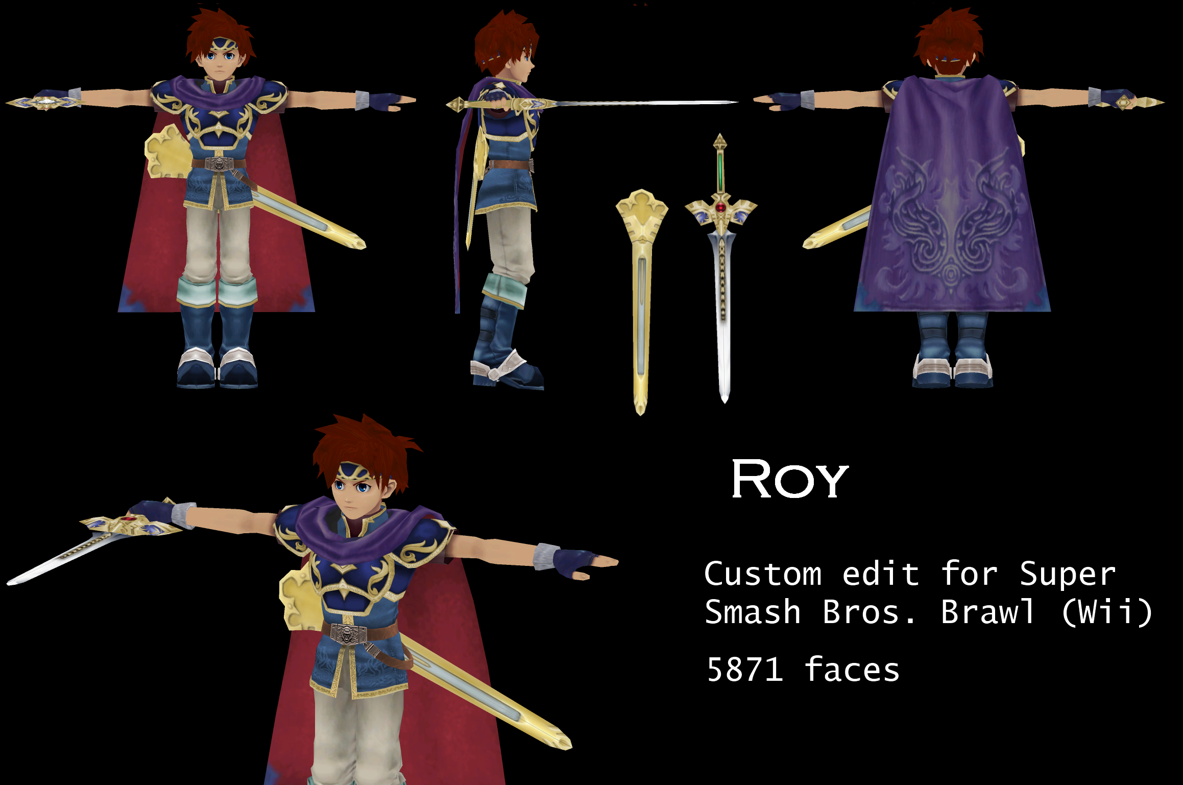 Roy V4, Custom 3D model by Vert092 on DeviantArt