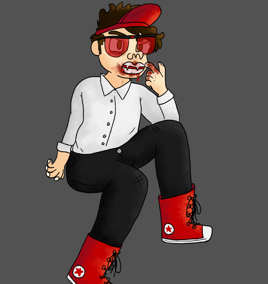 Vampires wear sunglasses and sun visors by Lapis-the-unicorn on DeviantArt