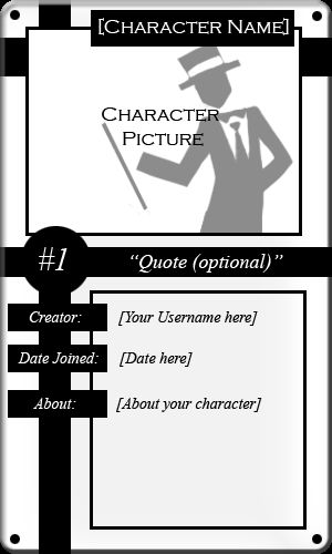 LEO: OC Card Template by ImYourNumber1Moron on DeviantArt