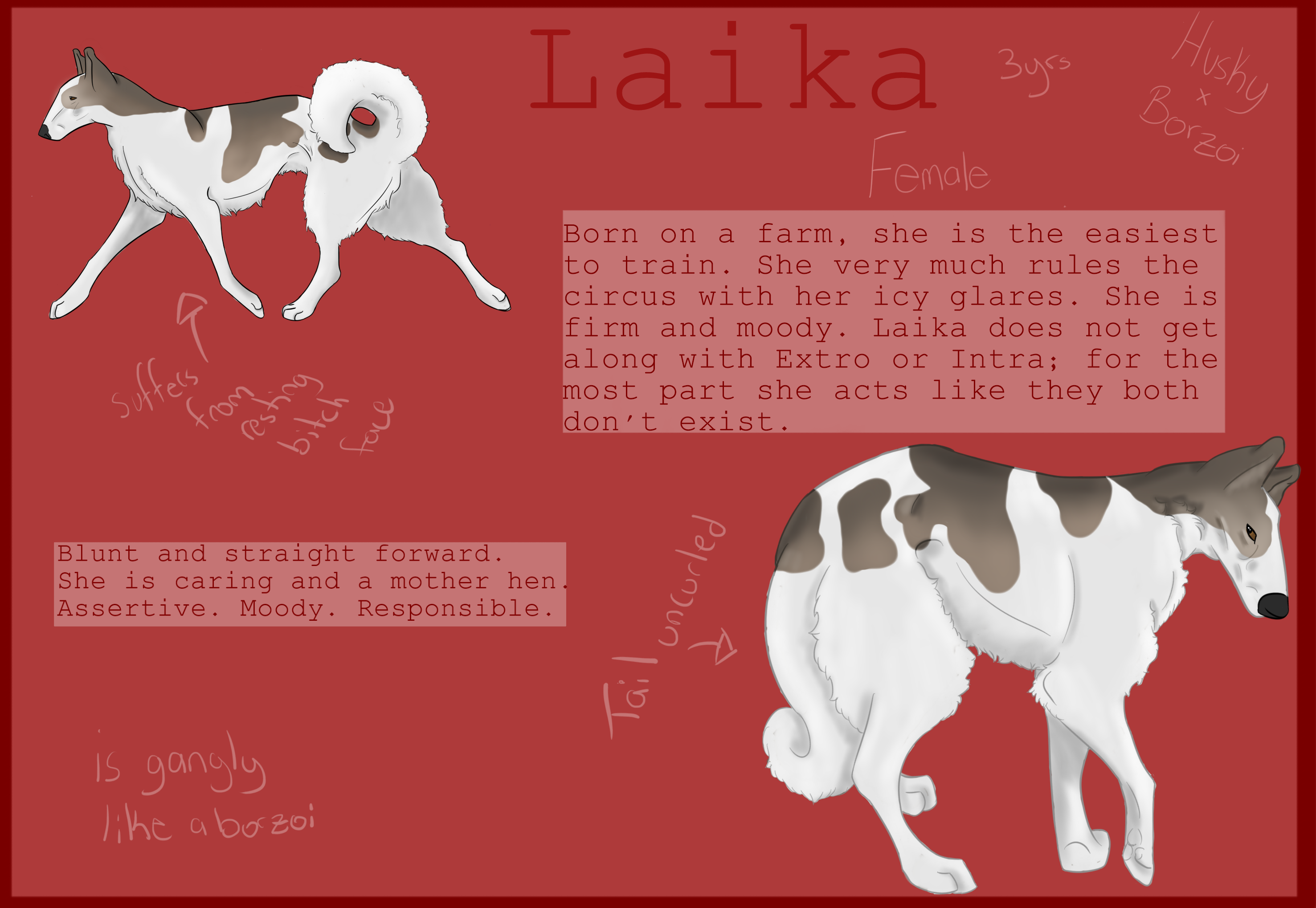 Laika by fangpaw331 on DeviantArt