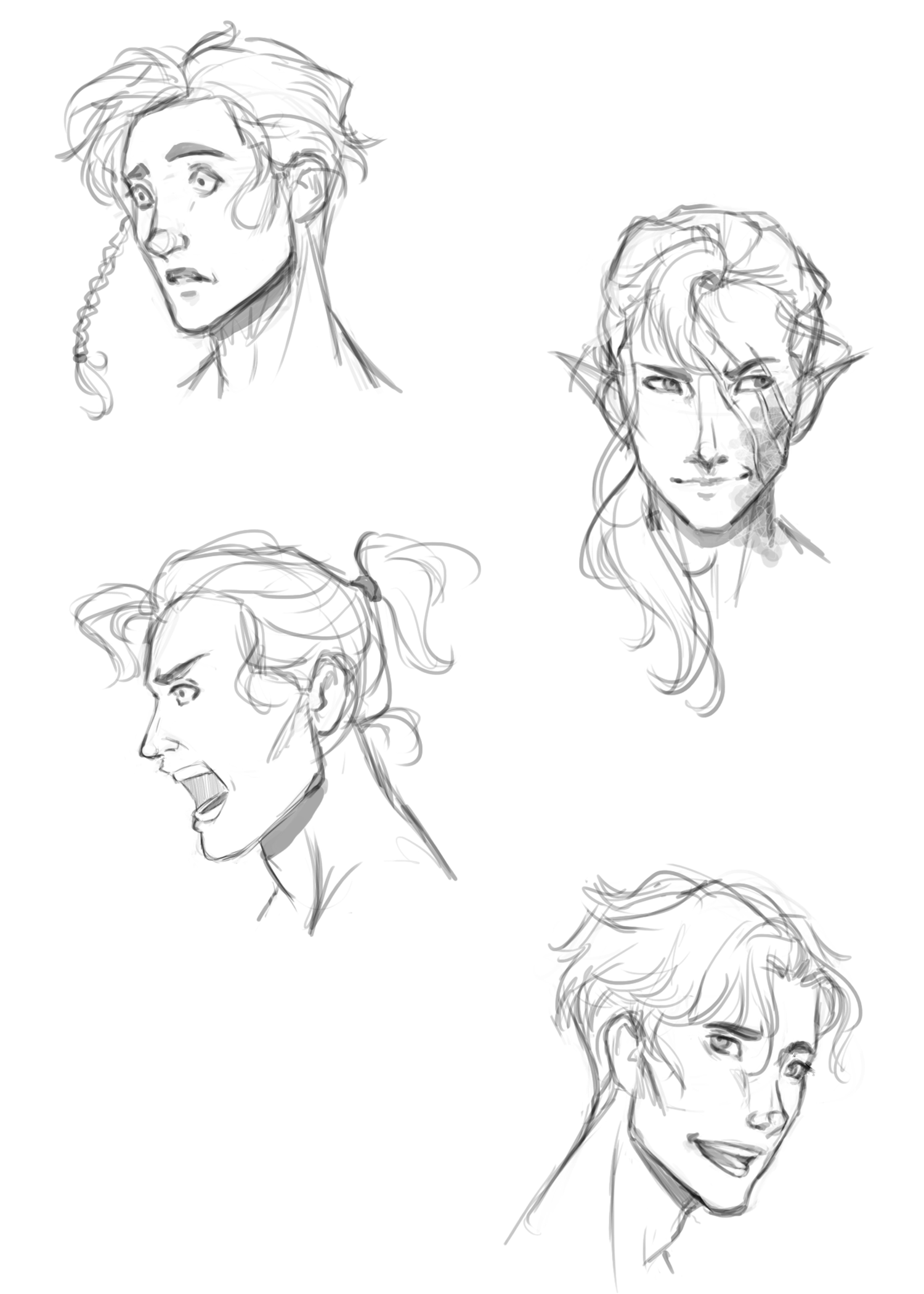 Emotion Sketches by Amanthas on DeviantArt