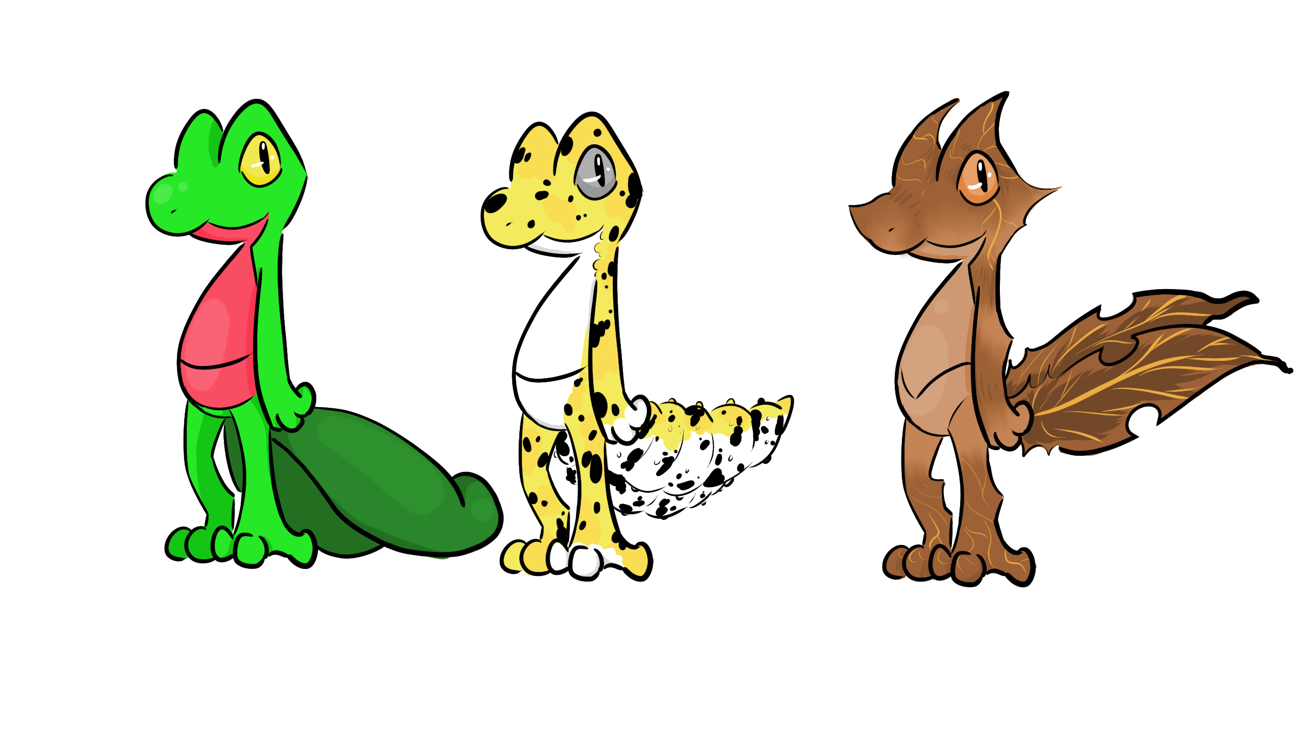 Treecko Varients by Akura-Yumei on DeviantArt