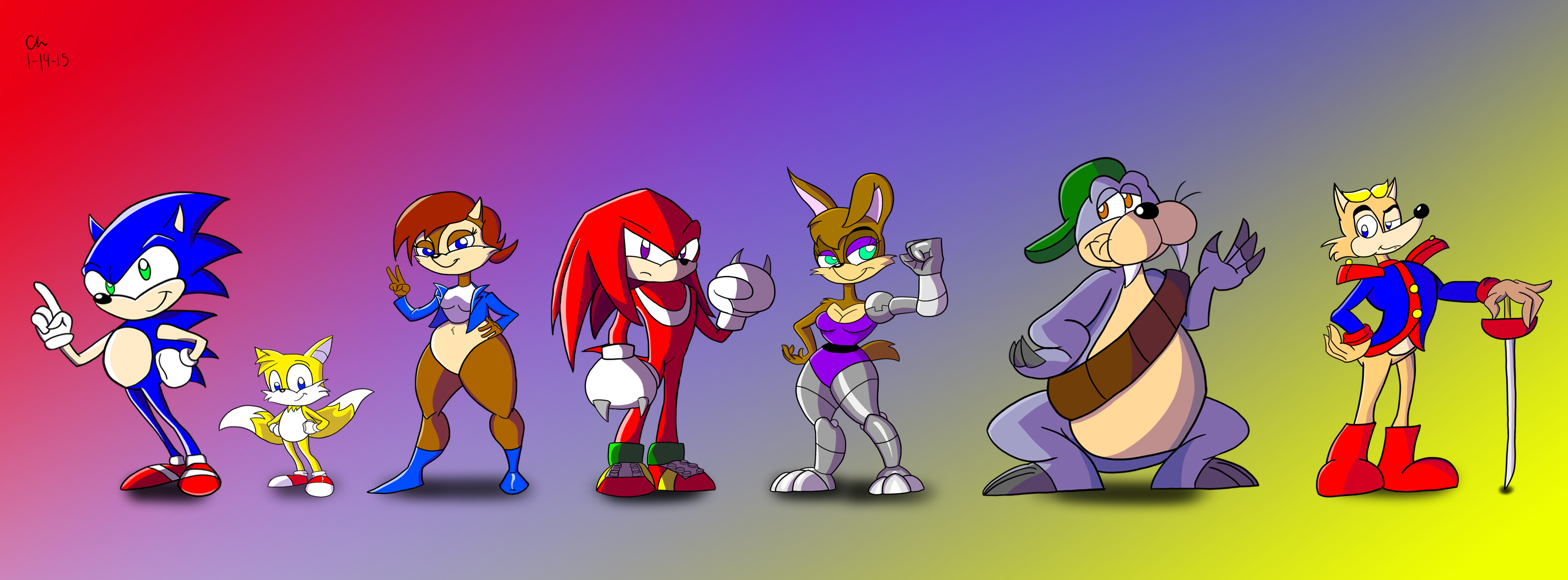 Sonic and the Freddom Fighters by CHCHcartoons on DeviantArt
