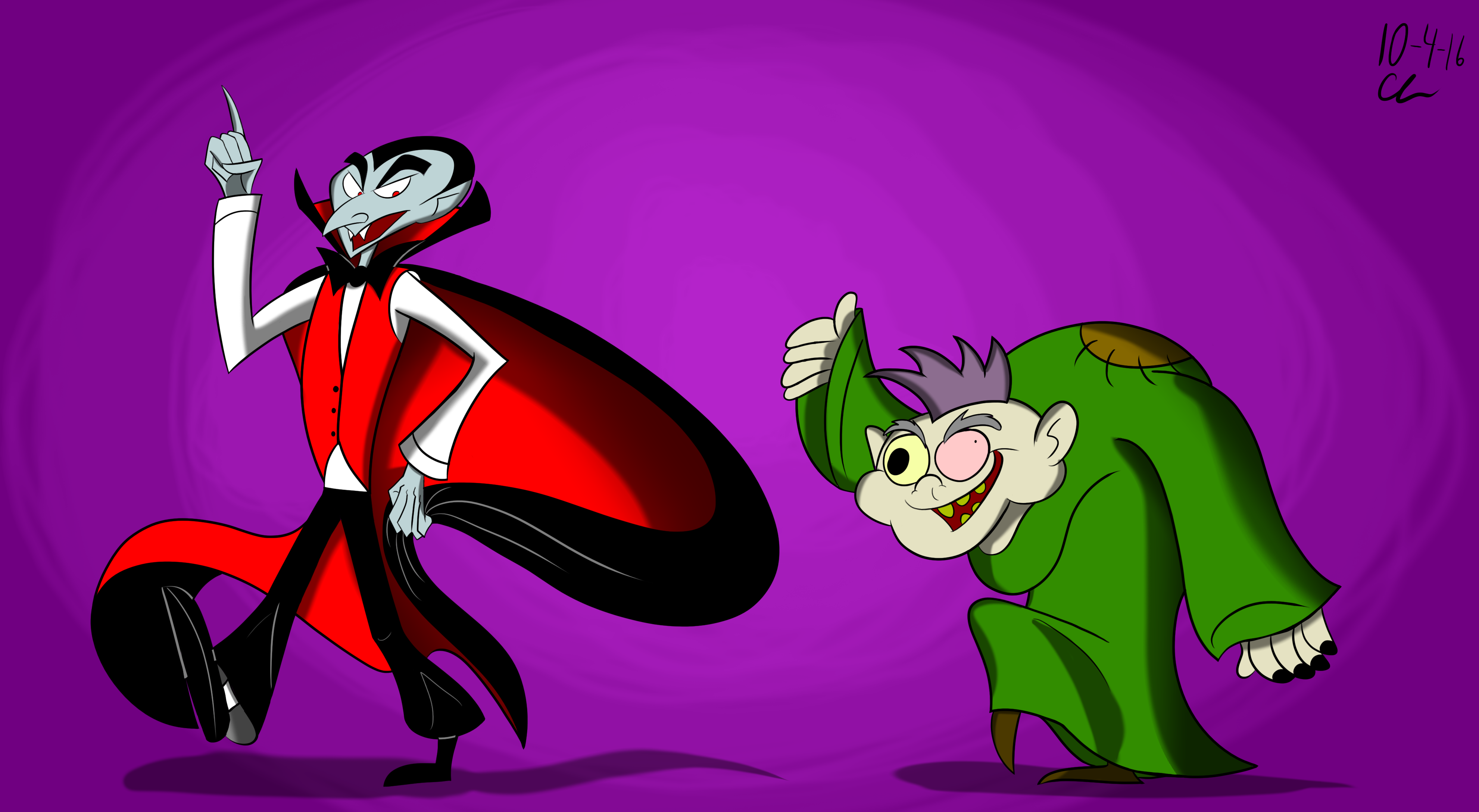 Dracula and Igor by CHCHcartoons on DeviantArt