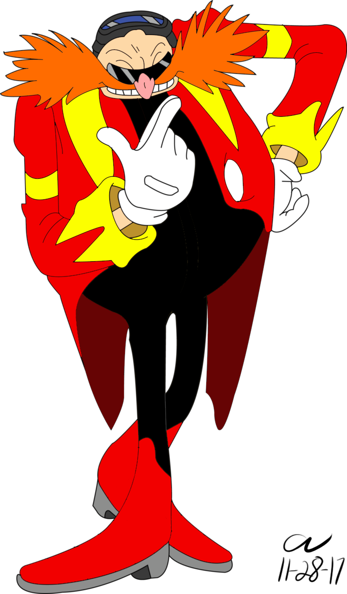 Eggman Nega as Classic Robotnik by CHCHcartoons on DeviantArt