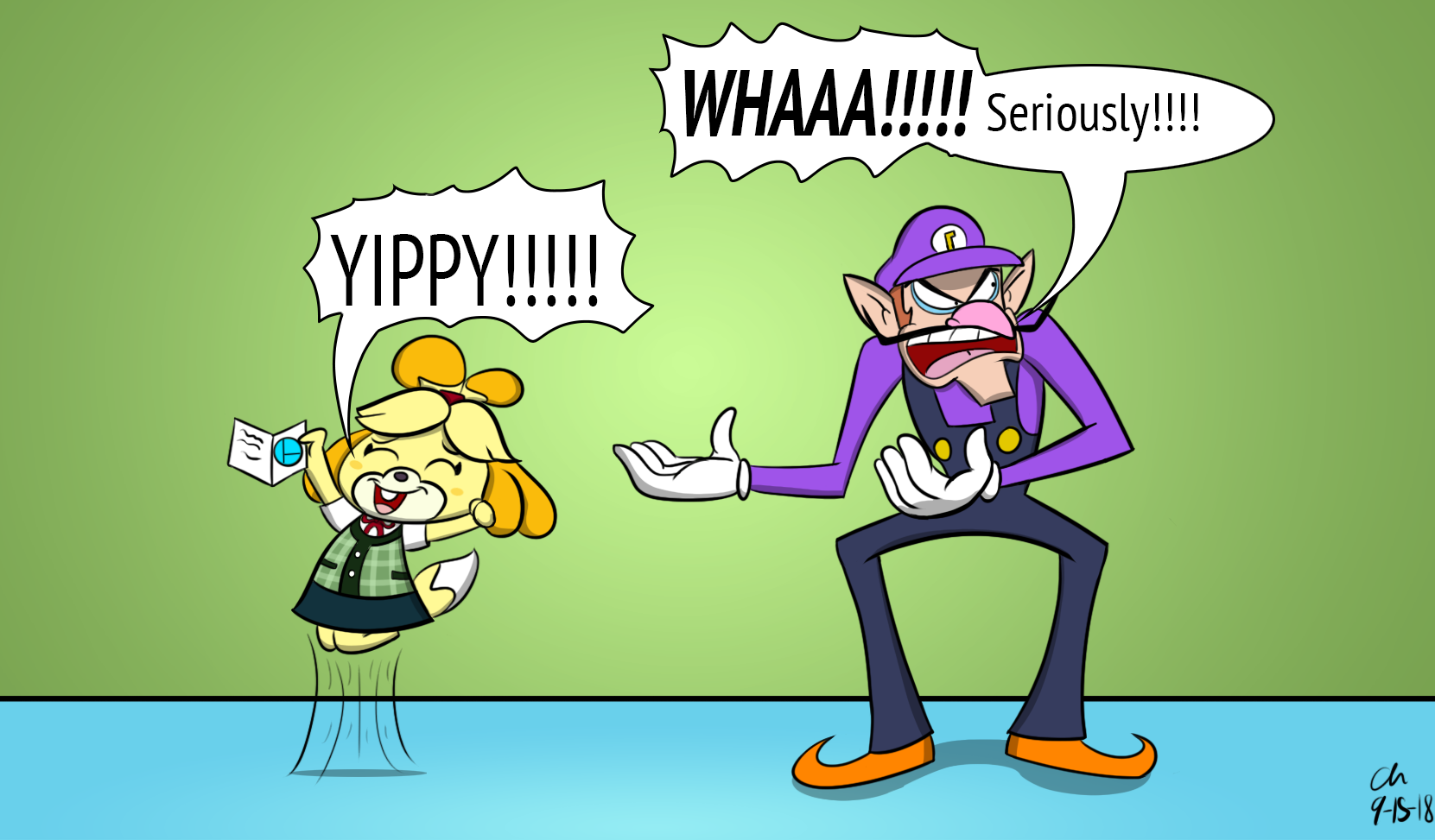 Isabelle In Smash by CHCHcartoons on DeviantArt