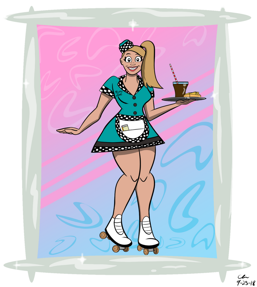 Carhop Girl by CHCHcartoons on DeviantArt