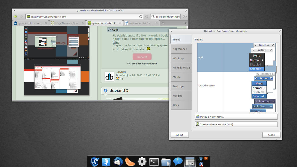 elementary for openbox by properlypurple on DeviantArt