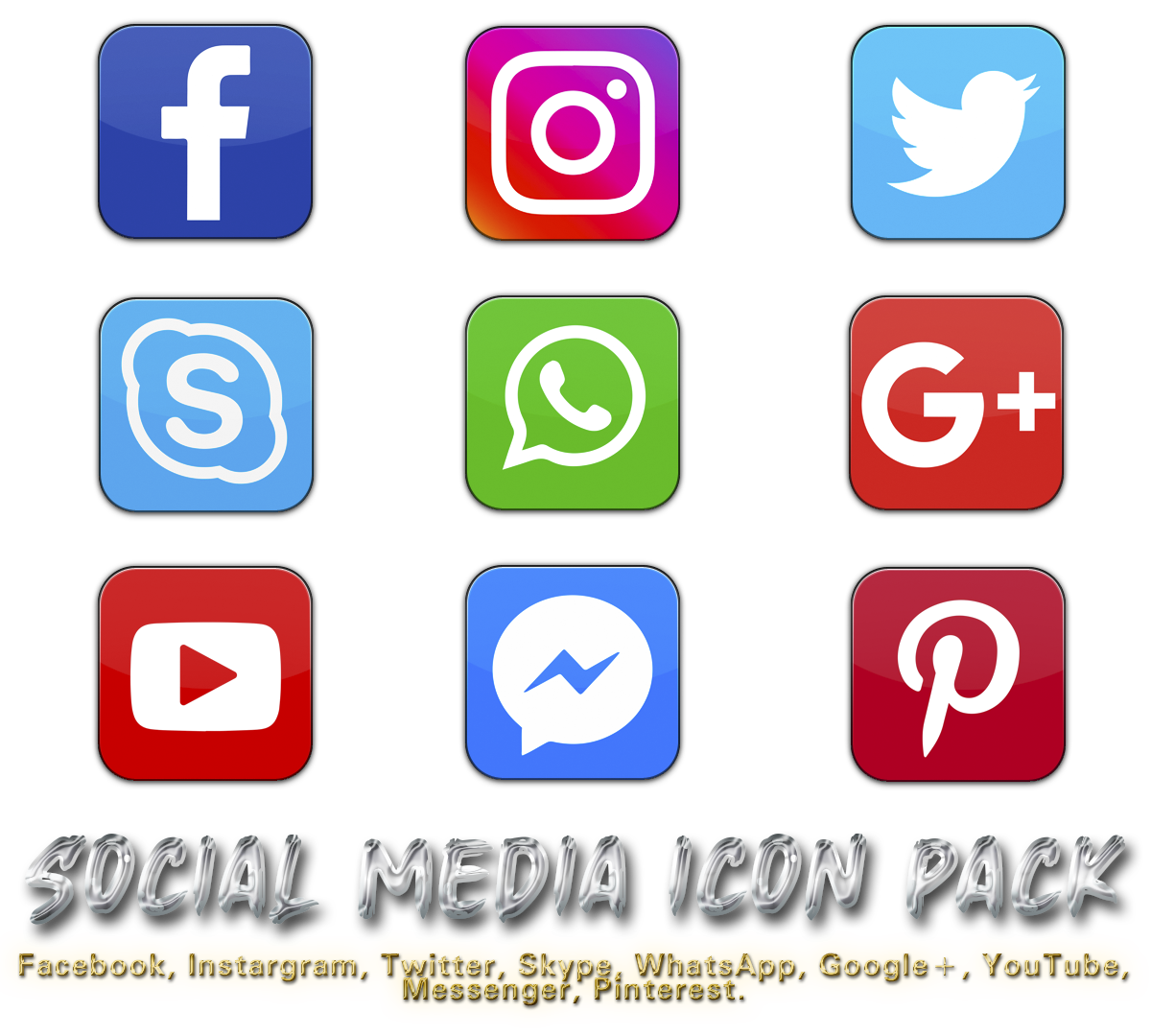 Social Media Icon Pack by achiyaishara on DeviantArt