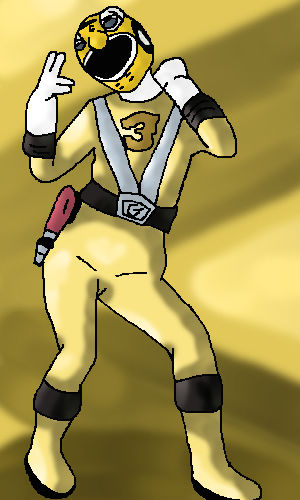 Yellow Ranger ( Saki Rouyama ) by Mojo1985 on DeviantArt